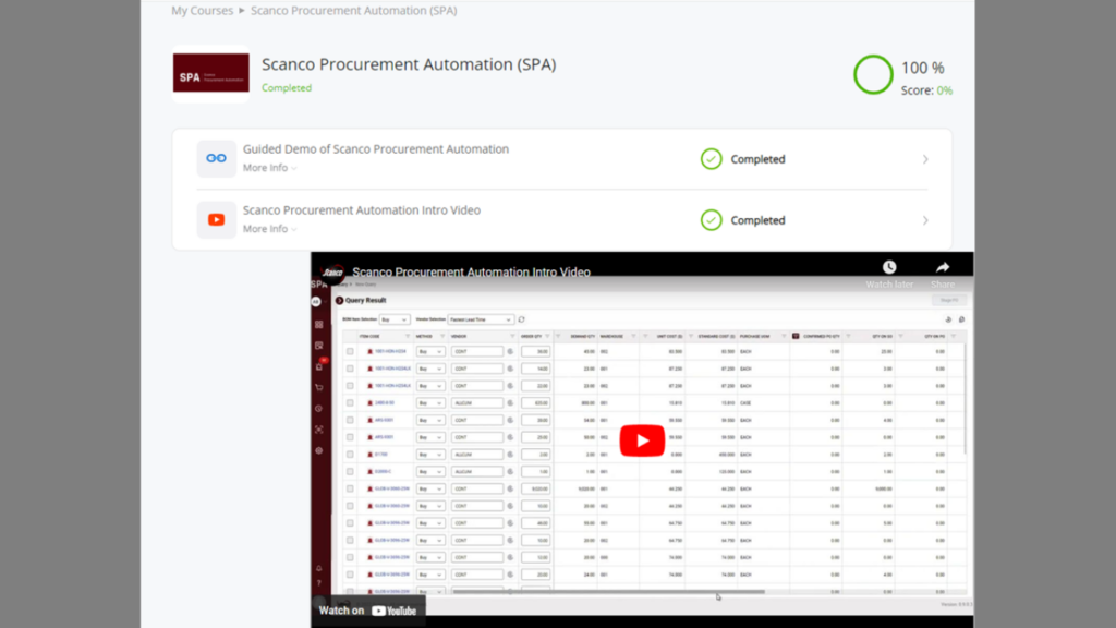 Scanco Learning Management System - Sage Warehouse & Manufacturing ...